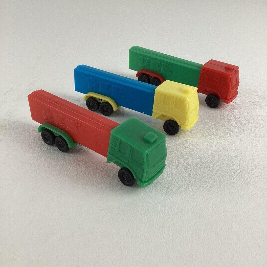 Pez Candy Dispenser Semi Truck 3pc Big Rig Transport No Feet Hauler ...
