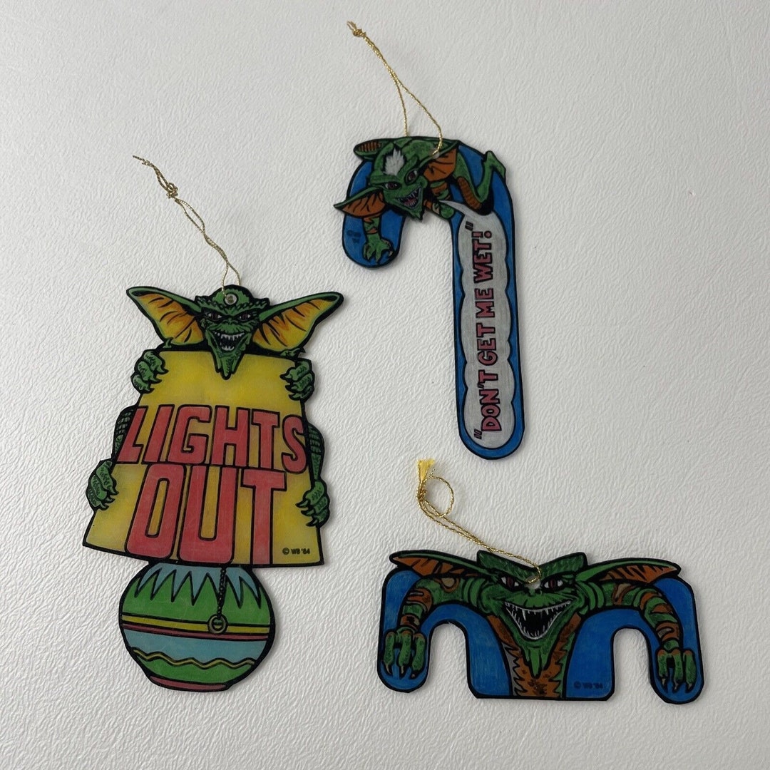 Shrinky Dinks Gremlins Lot Christmas Ornaments Colorforms Vintage 1984 ...