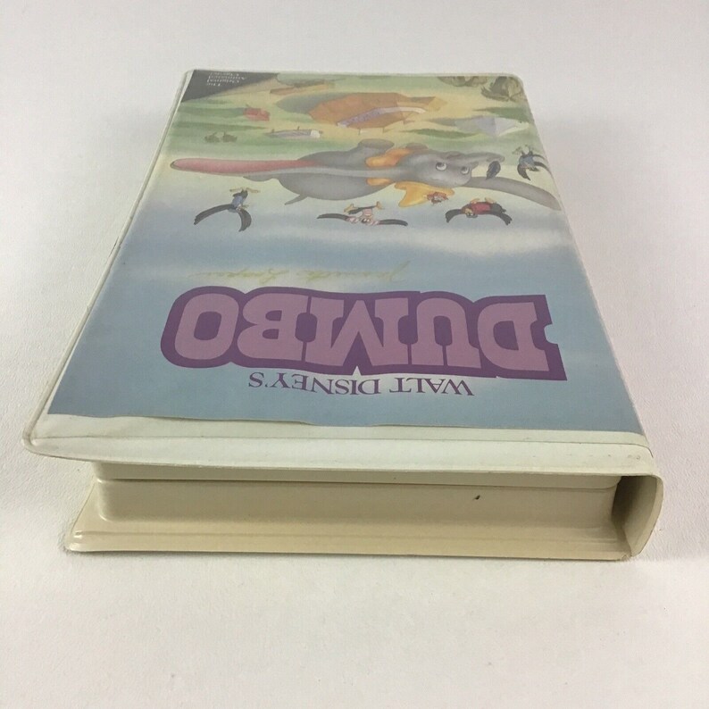 Walt Disney VHS Tape Dumbo Black Diamond Pink Cover Movie - Etsy