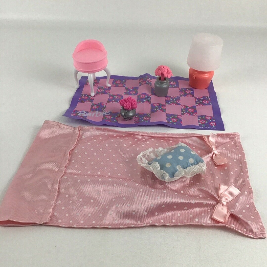 Barbie Doll Playset Replacement Accessories Playmat Lamp Chair Lot ...