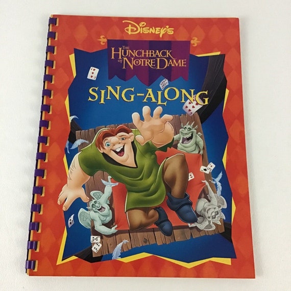Walt Disney Records Hunchback Sing Along Song Lyrics Spiral - Etsy