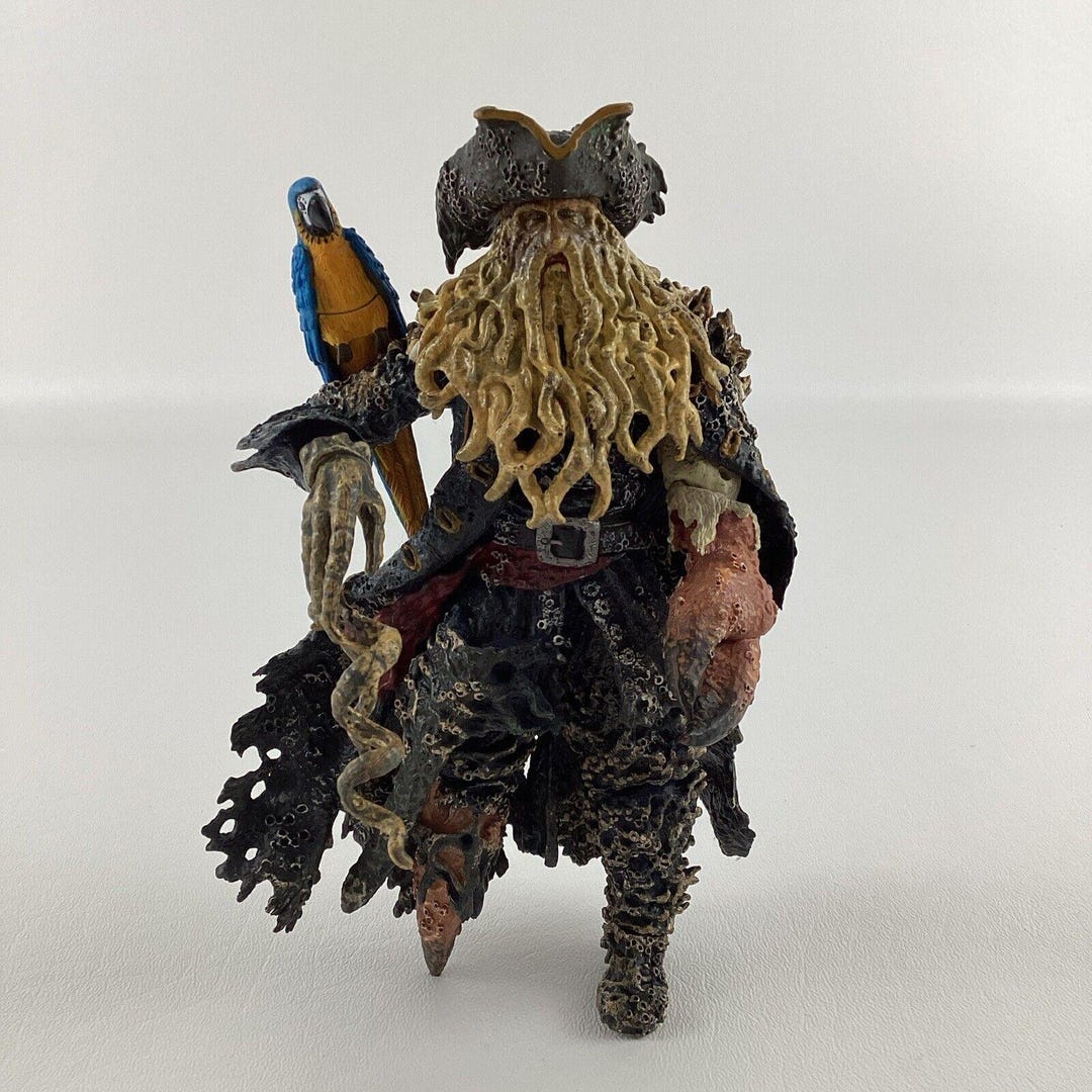Disney Pirates of the Caribbean Davy Jones Deluxe 6" Action Figure Toy ...