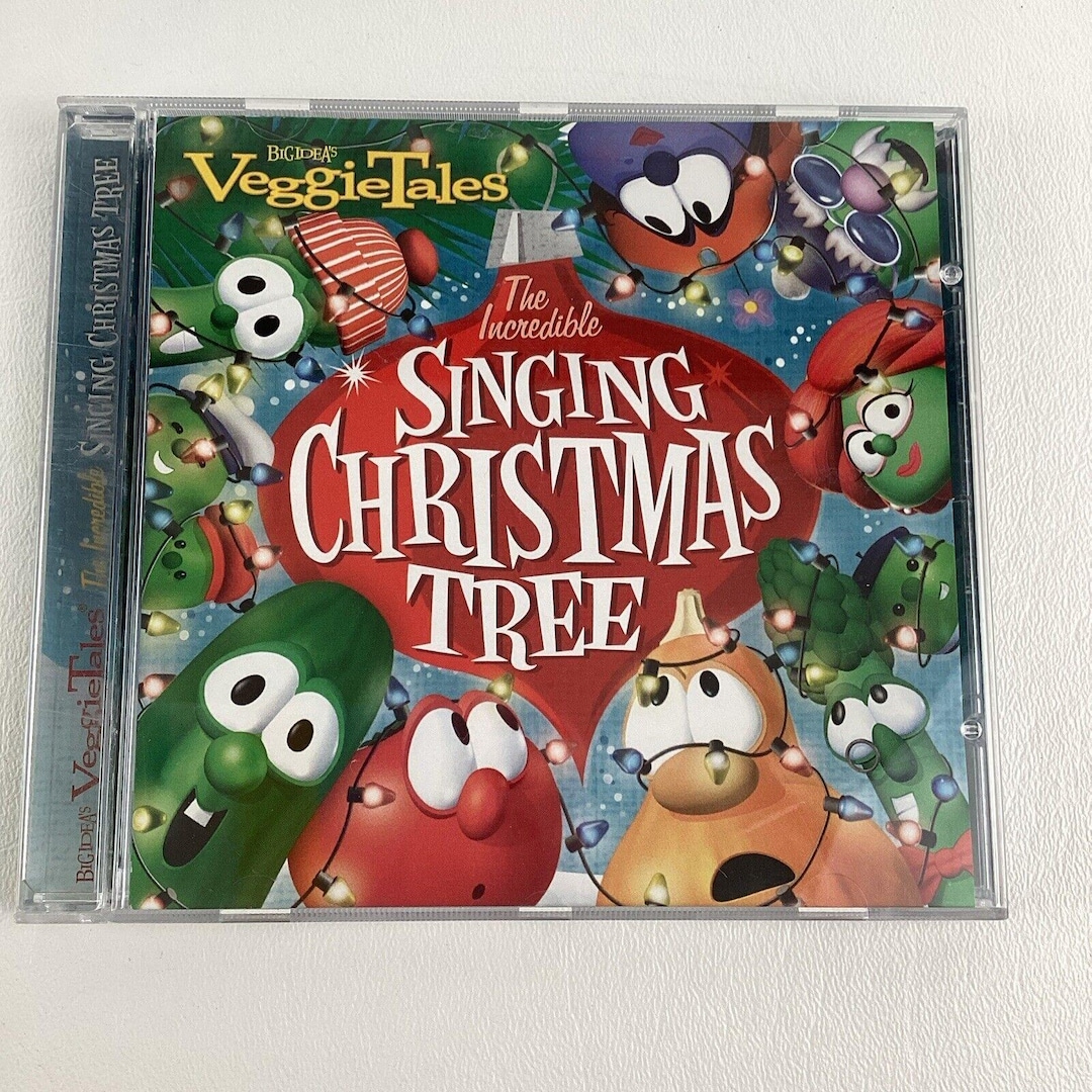 Veggie Tales CD the Incredible Singing Christmas Tree Sing Along Songs ...