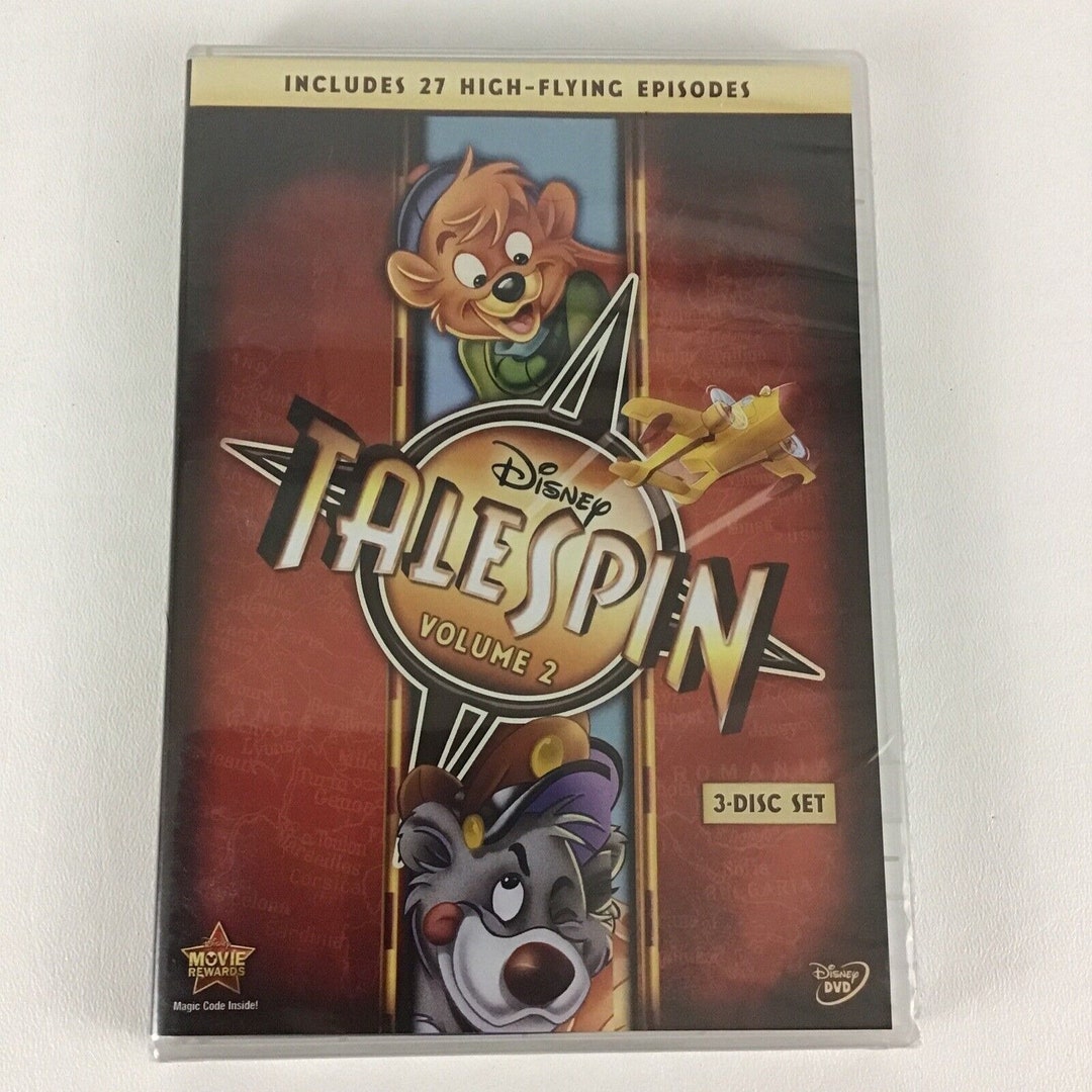 Disney Talespin DVD Volume 2 Animated Episodes 3 Disc Set New Sealed - Etsy
