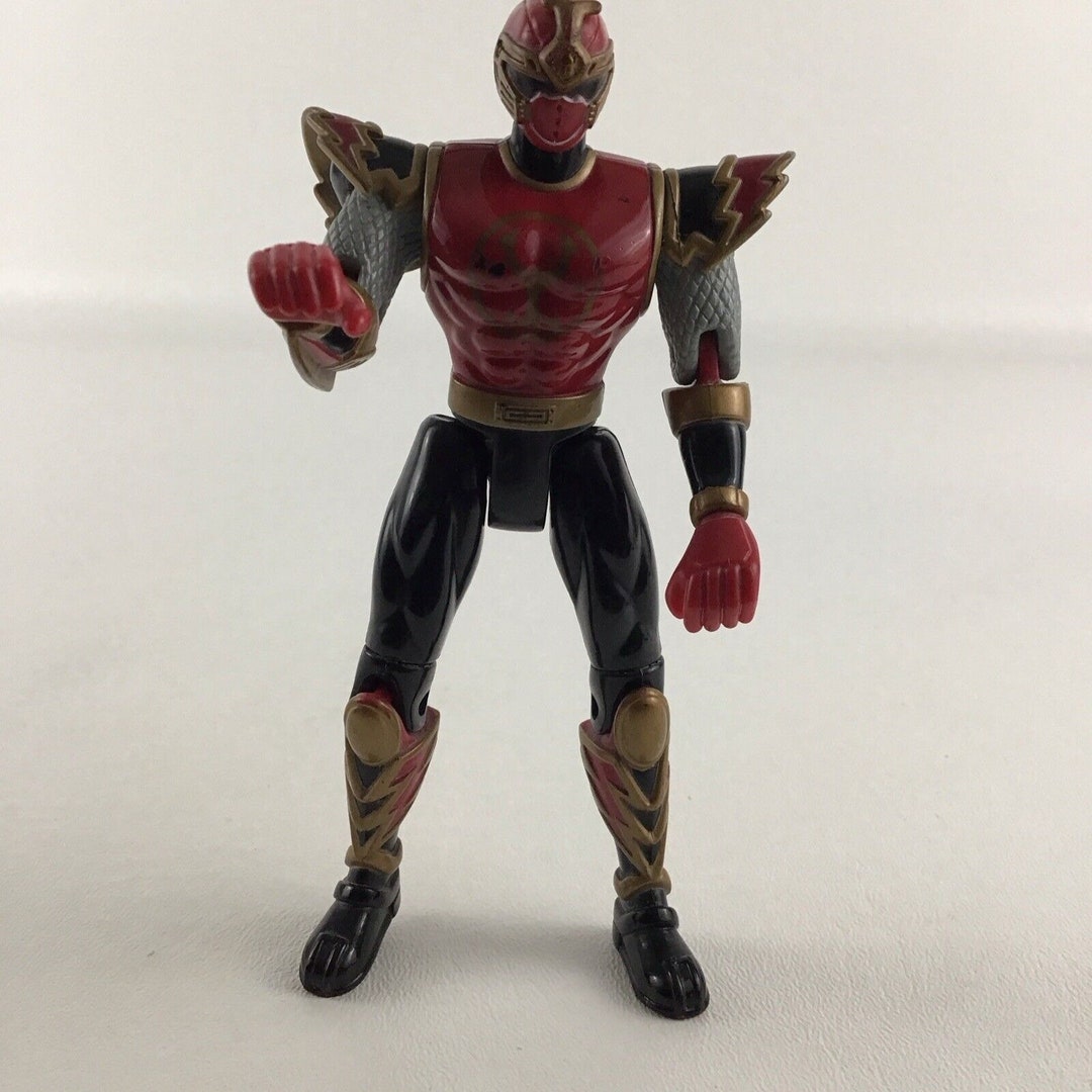 Power Rangers Ninja Storm Crimson Thunder Action Figure Vintage Bandai ...