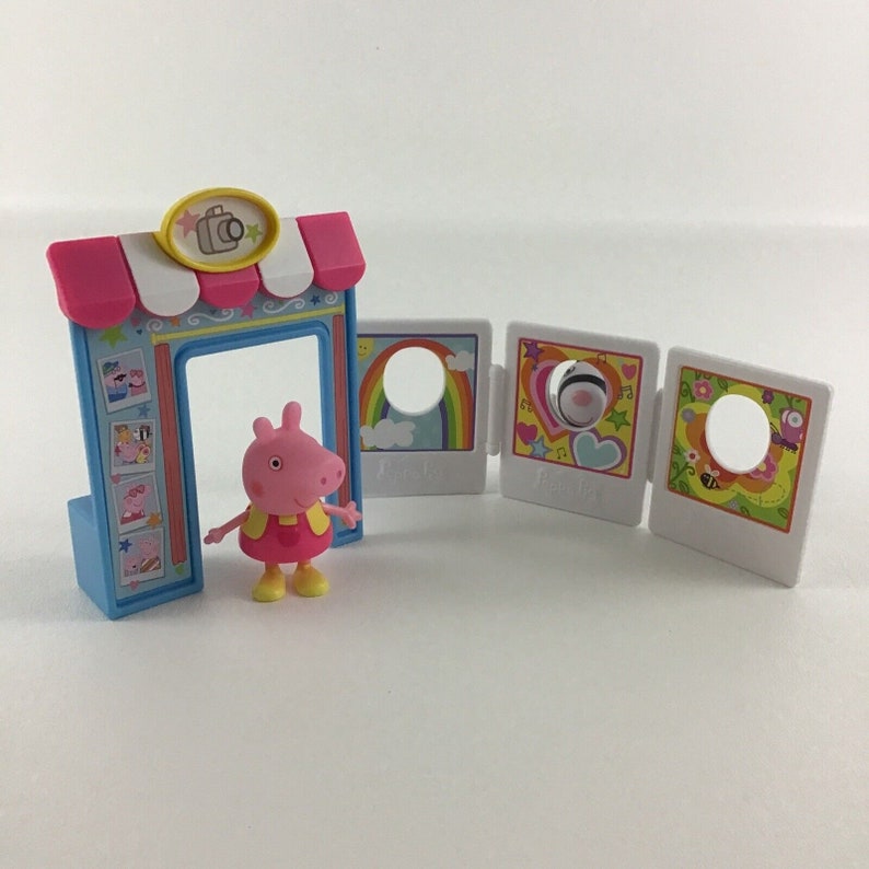 Peppa Pig Photo Booth Playtime Playset Figures Zoe Selfie Vintage 2003 ...