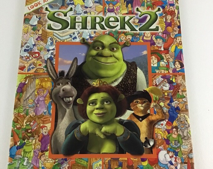 Dreamworks Shrek 2 Look and Find Hardcover Book Hidden Search Fiona ...
