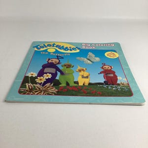Teletubbies the Butterfly Big Coloring Book Tear Out Pages Dipsy Tinky ...