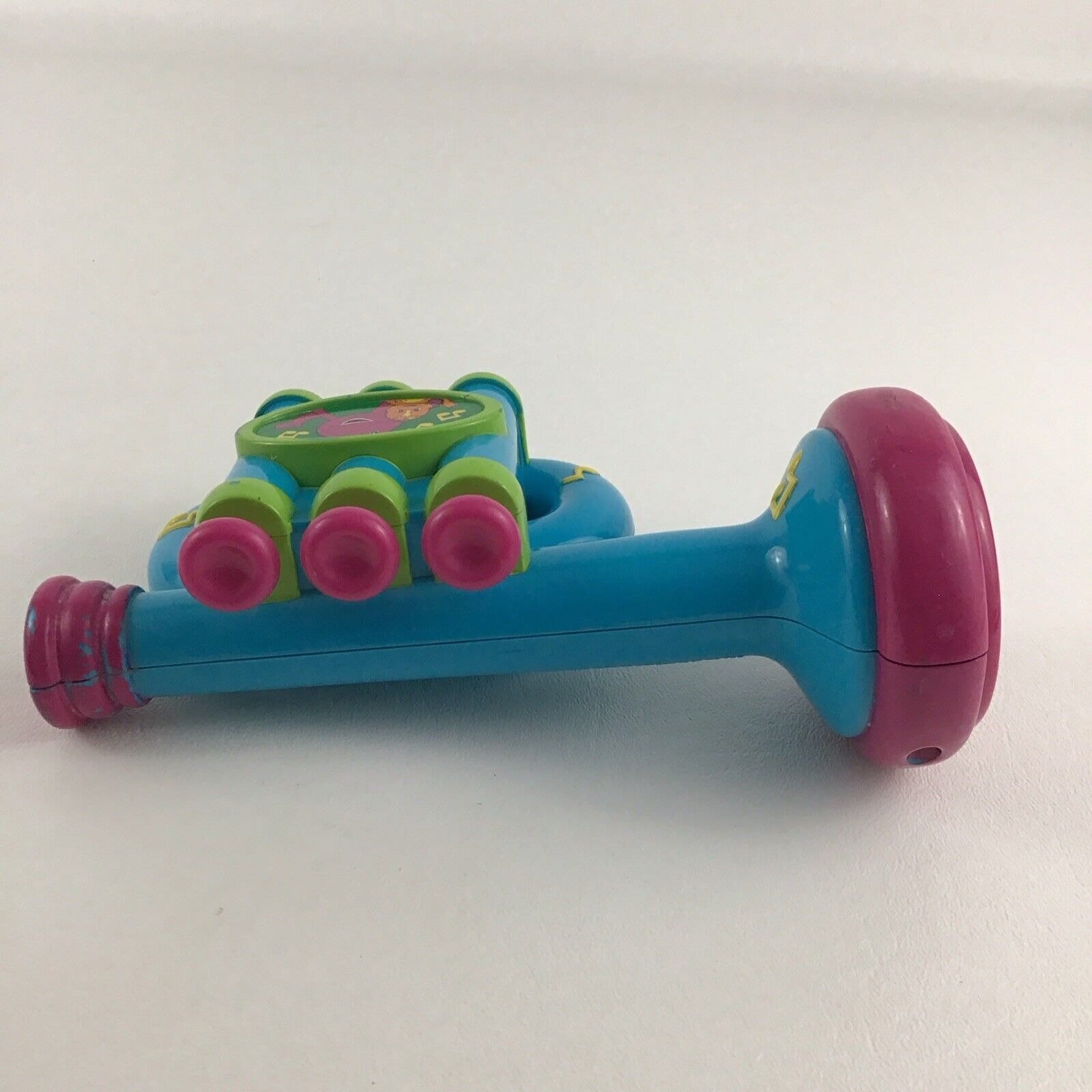 Barney & Friends Play A Tune Trumpet Musical Instrument Toy 2005 Lyons ...