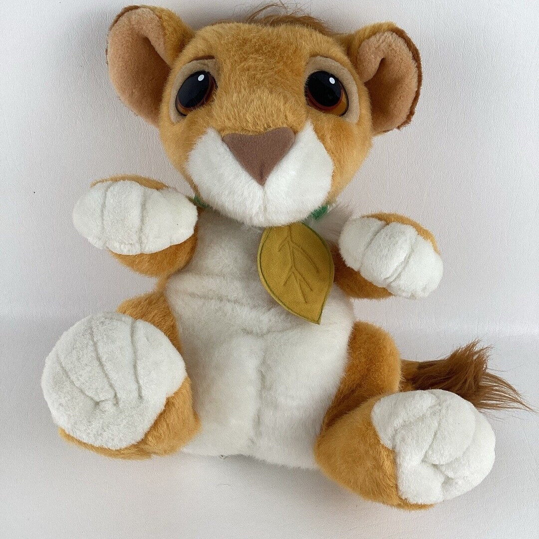 Disney the Lion King Talking Simba 11 Plush Stuffed Animal Vintage ...