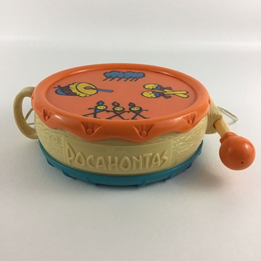 Disney Pocahontas Magic Sounds Drum Percussion Instrument Vintage 1996 ...