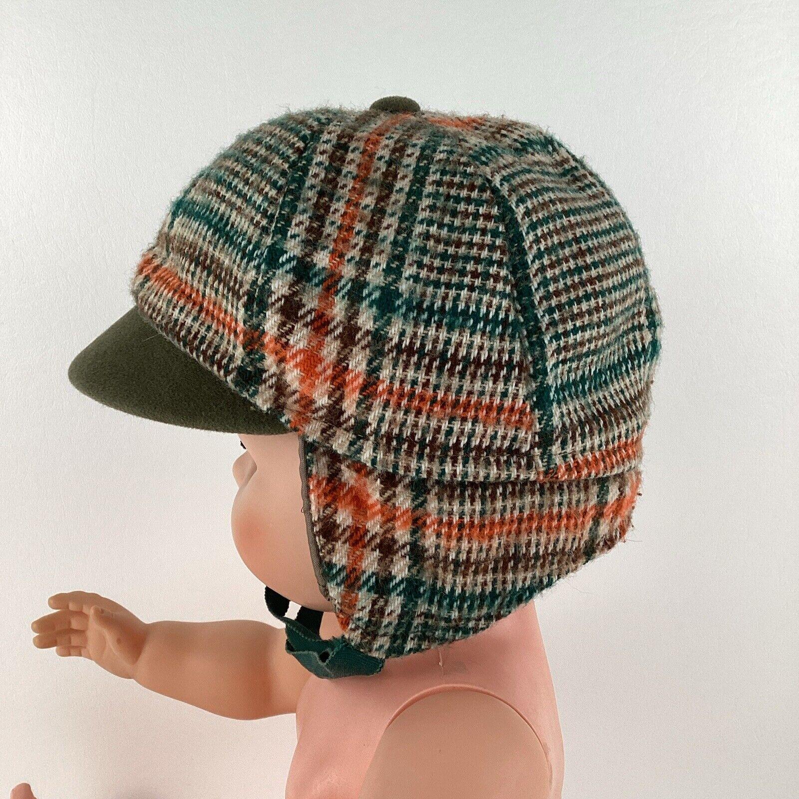 Plaid Twead Newsboy Cap Hat Chin Strap Irish Scottish Baby Toddler ...