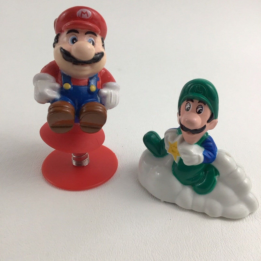 Super Mario Bros Mcdonald's Nintendo Figures Lot Luigi Mario Vintage ...