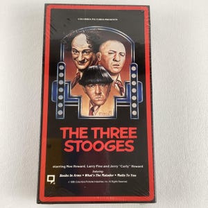 The Three Stooges VHS Tape Larry Curly Moe What's the Matador Mutts to ...