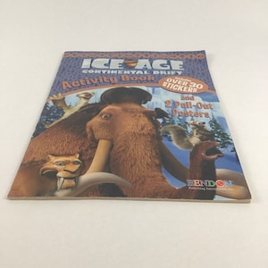 Ice Age Continental Drift Activity Book Stickers Pull Out Posters ...
