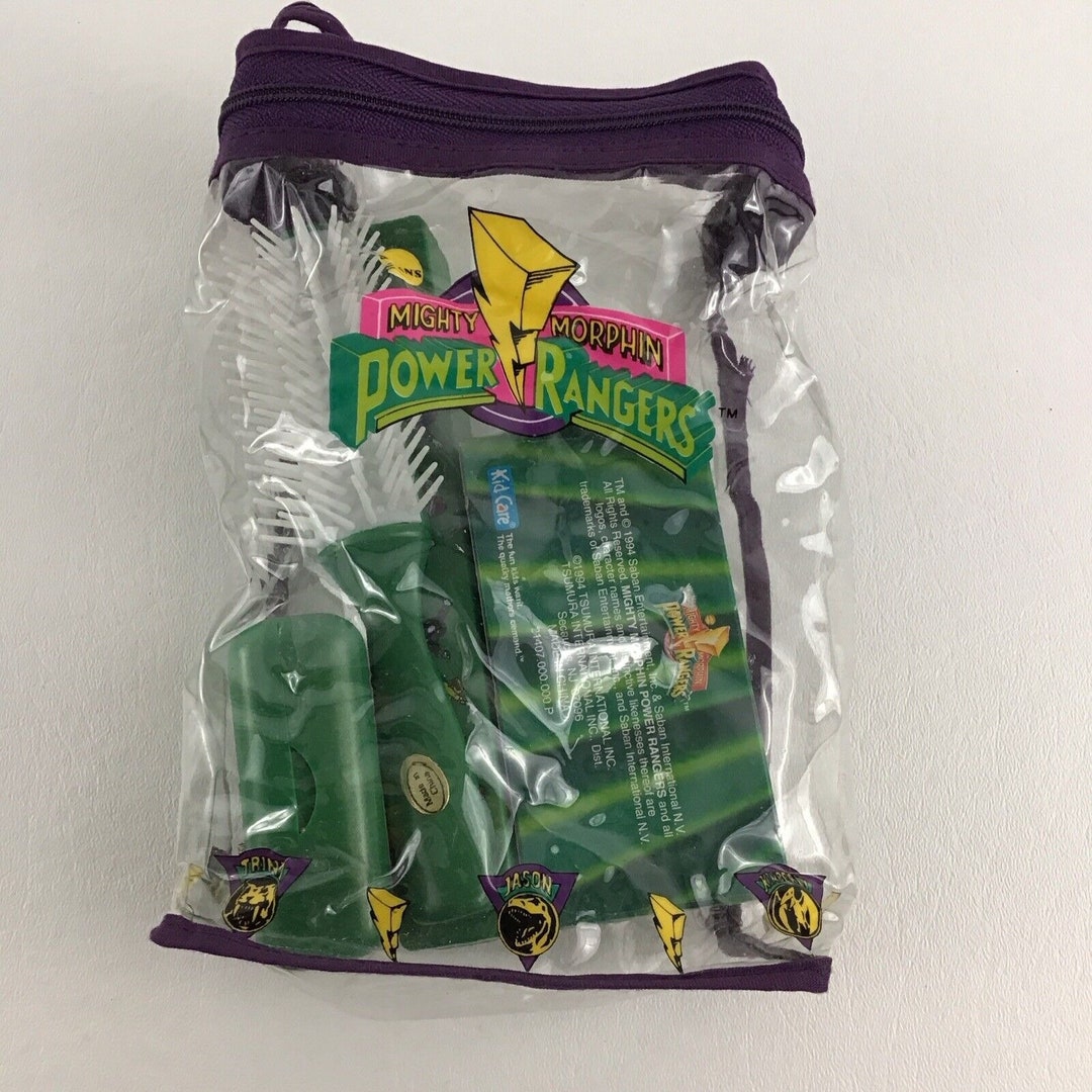 Mighty Morphin Power Rangers Toiletry Set Grooming Kit Travel Case ...