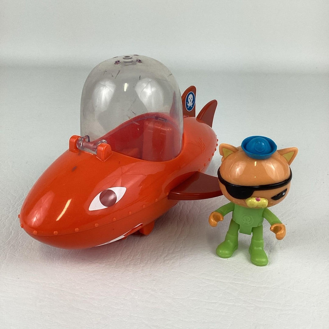 Octonauts Gup-b Vehicle Shark Submarine Kwazii Action Figure Mattel Toy ...