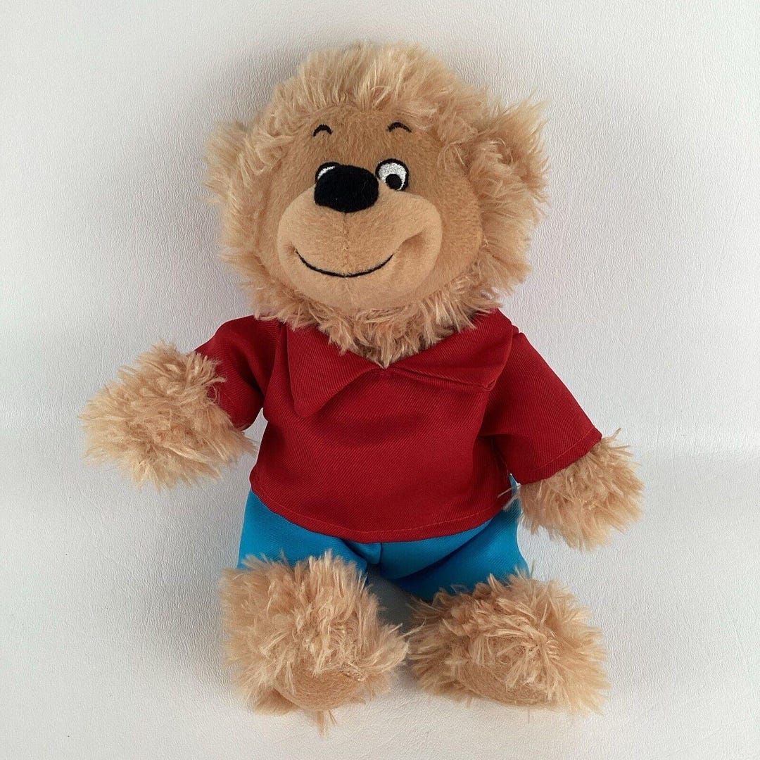 The Berenstain Bears Brother Bear 10" Plush Bean Bag Stuffed Doll Toy ...