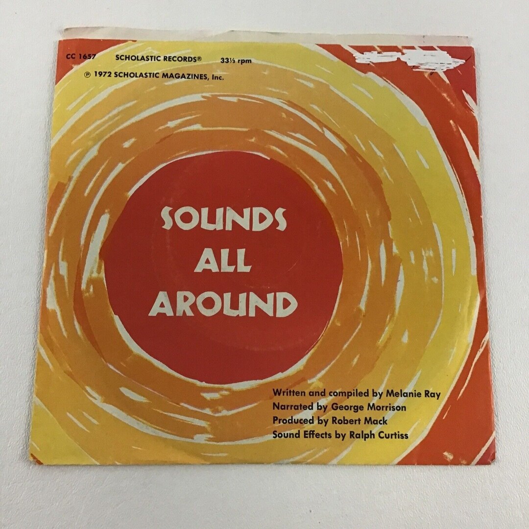 Scholastic Records Sounds All Around 33 1/3 RPM Musical Story Vintage ...