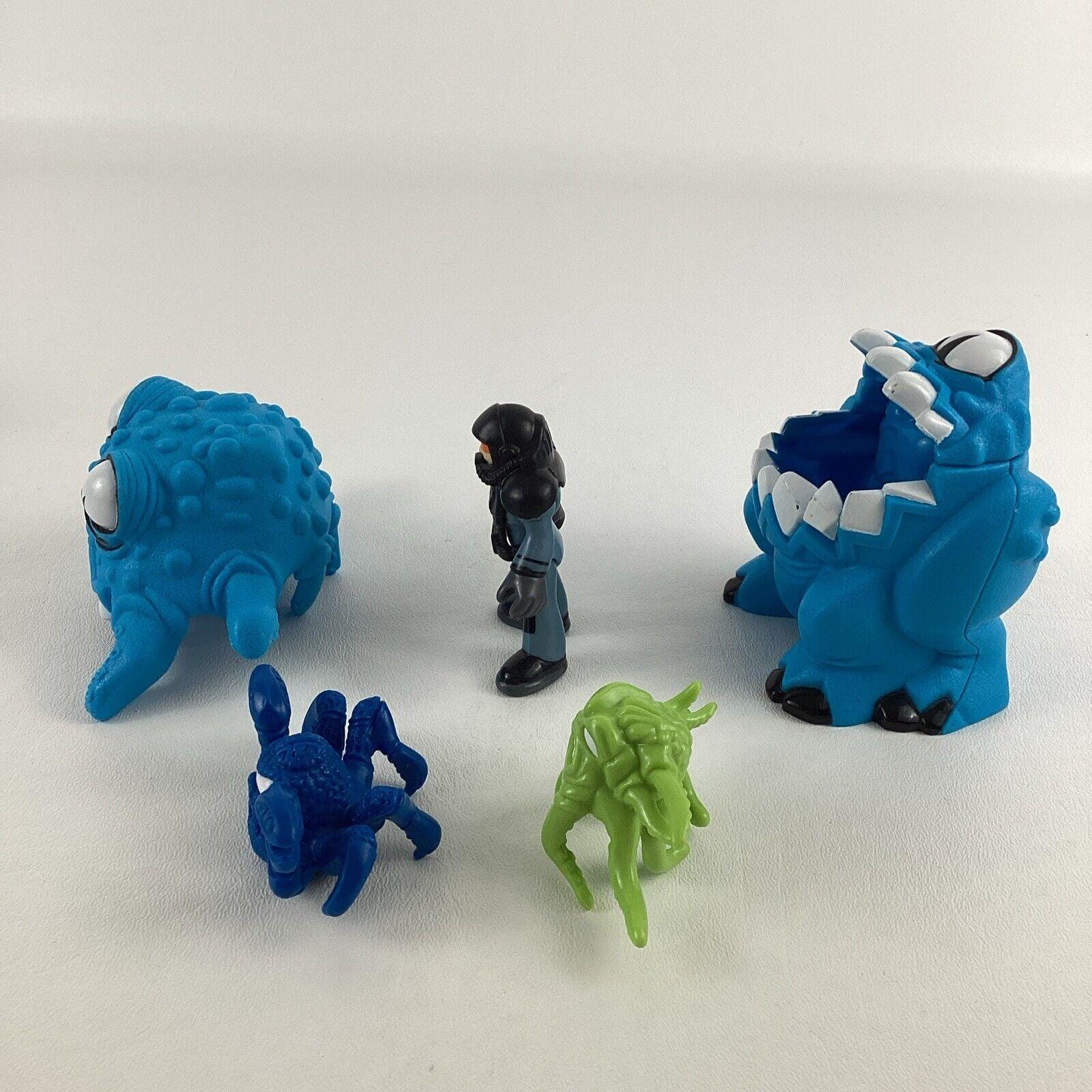 Fisher Price Imaginext Lunar Moon Rover Vehicle Figures Alien Creatures ...