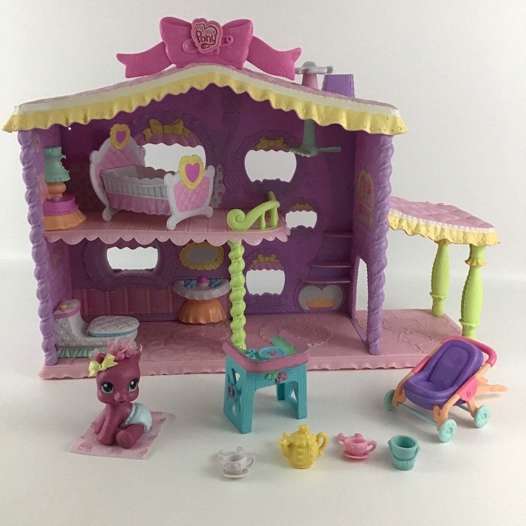 My Little Pony Newborn Cuties Playhouse Nursery Playset Figures Hasbro ...