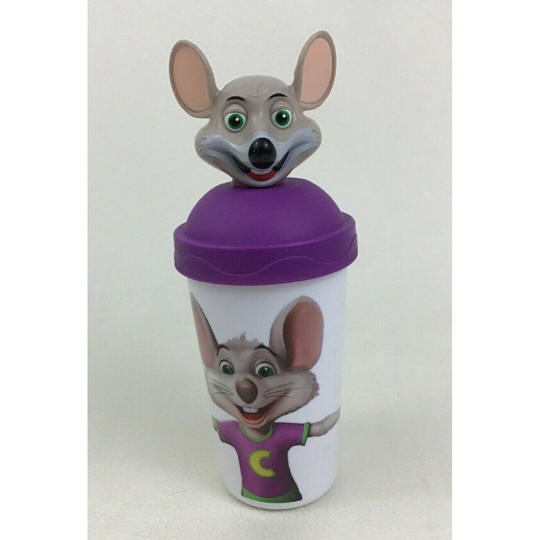 Chuck E. Cheese Plastic Drinking Cup Lid Mouse Let's Party CEC ...