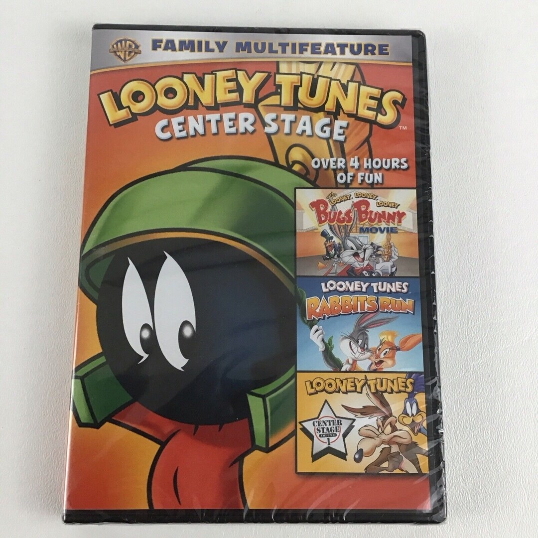 Looney Tunes Center Stage DVD Family Triple Feature Animated New Sealed - Etsy