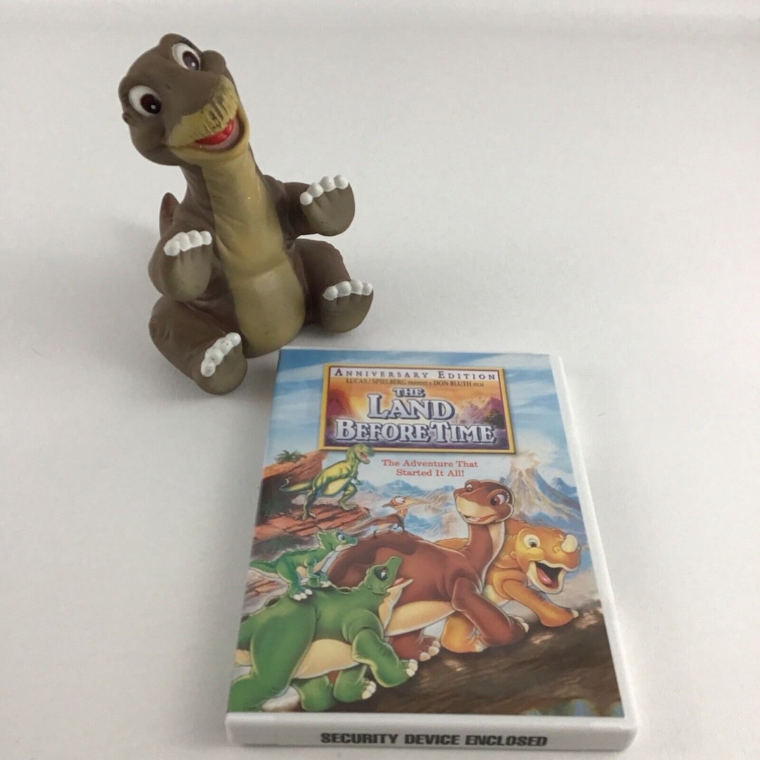 The Land Before Time Anniversary DVD Vintage Littlefoot Dinosaur Pizza ...