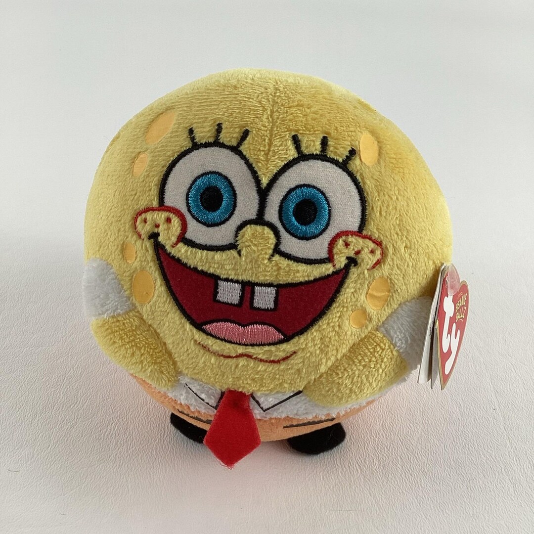 Ty Beanie Ballz Spongebob Squarepants 5" Plush Bean Bag Stuffed Toy ...