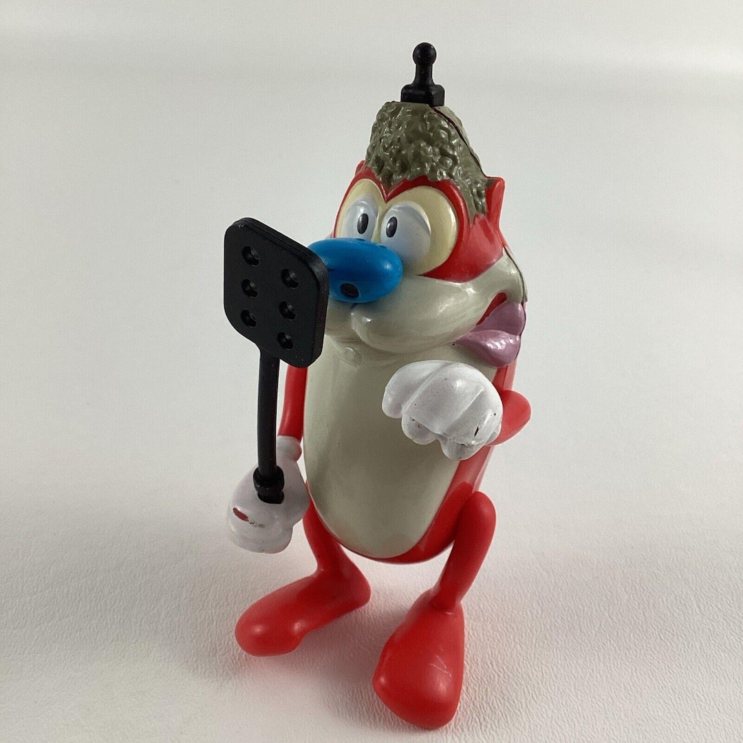 Ren & Stimpy Show Nickelodeon Gritty Kitty Stimpy Swat A Fly Vintage ...