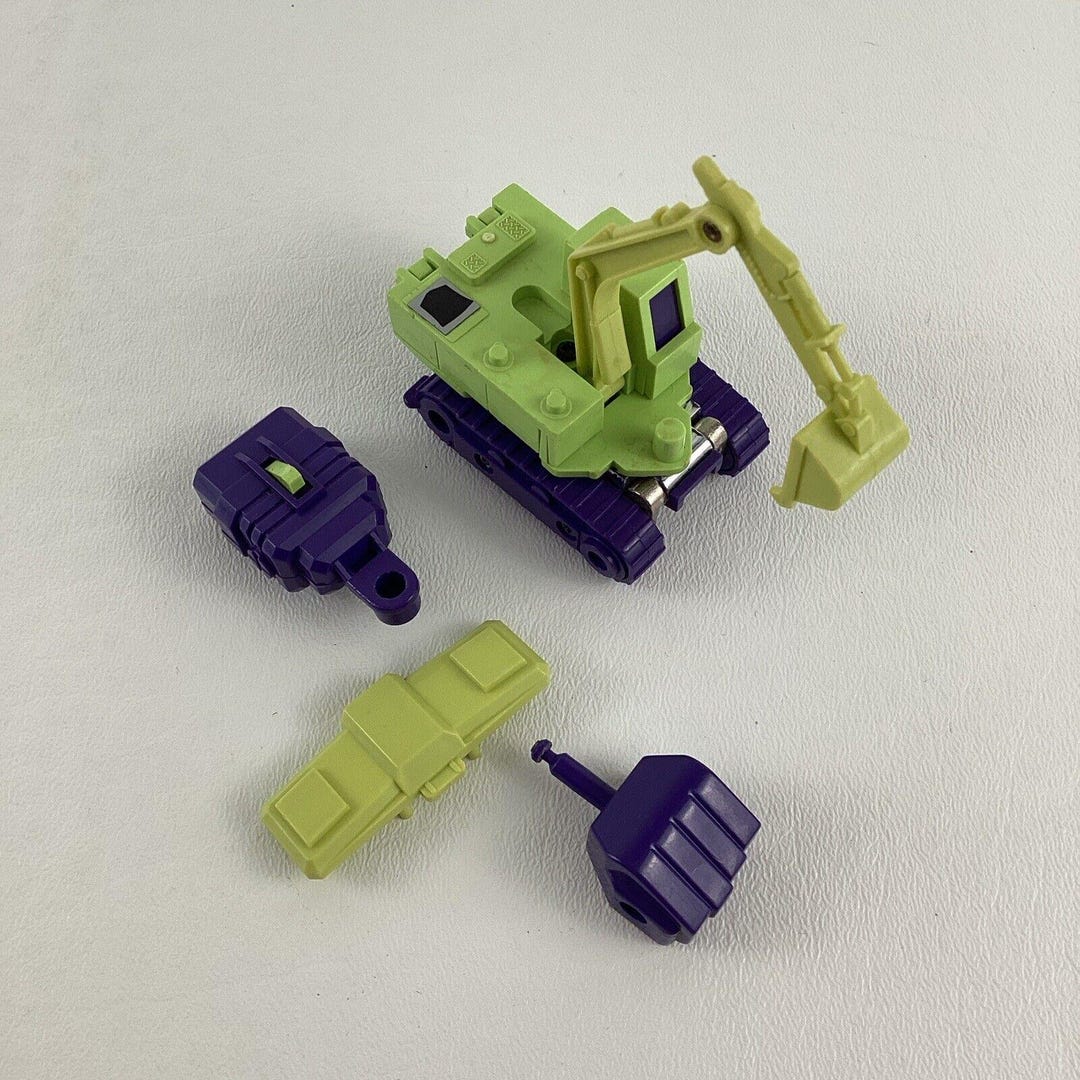 Transformers G1 Construction Devastator Figure Accessories Original ...
