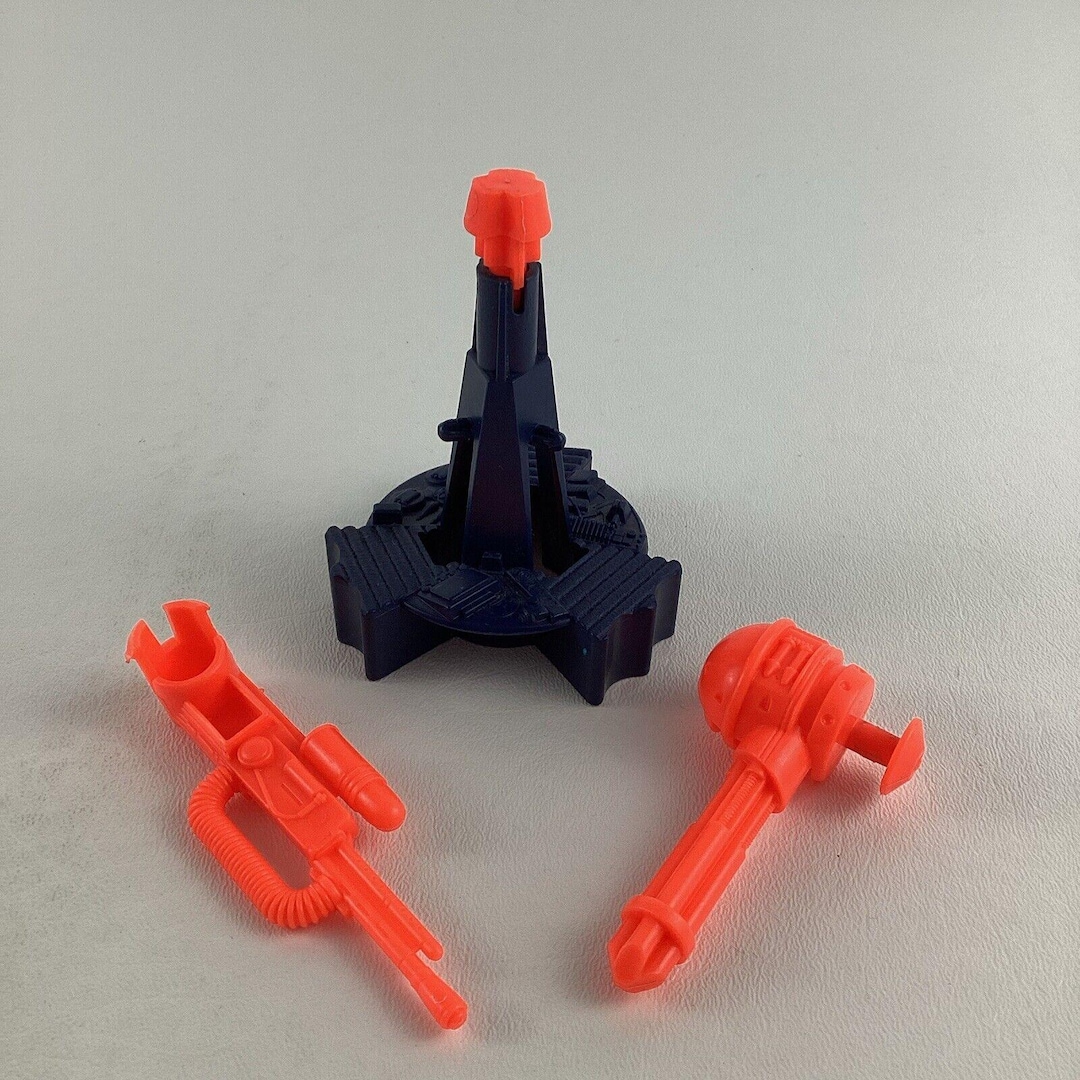 GI Joe Ice Sabre Parts Flamethrower Cockpit Rotary Laser Cannon Vintage ...