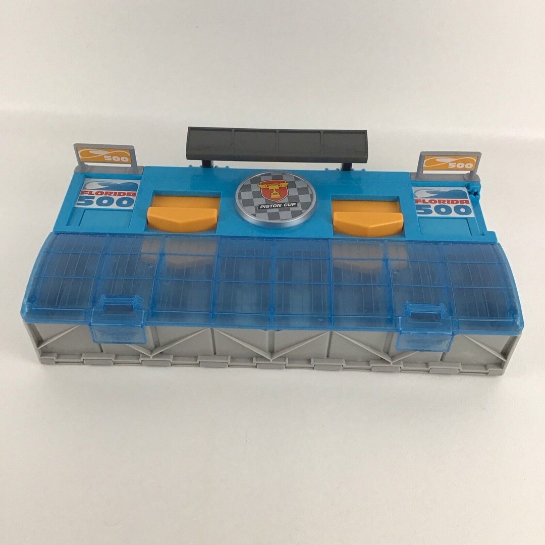 Disney Pixar Cars Ultimate Launcher 8 Lane Portable Race Day Set Mattel ...