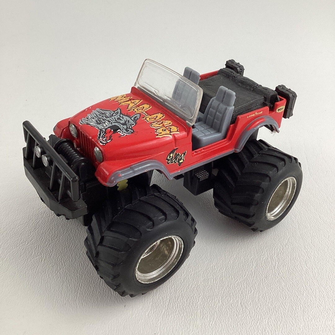 MC Toy Mad Dog CJ-7 Jeep Pull Back & Go Vehicle Diecast Open Air 4x4 ...