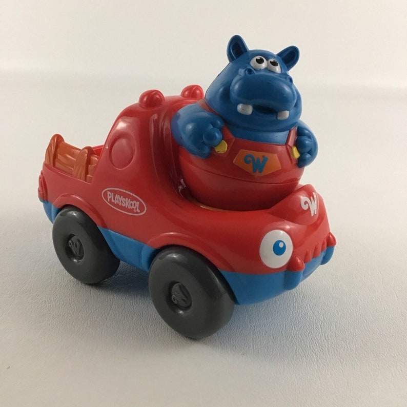 Playskool Weehicles Push Along Spin Seat Farm Truck Demby Hippo Figure ...