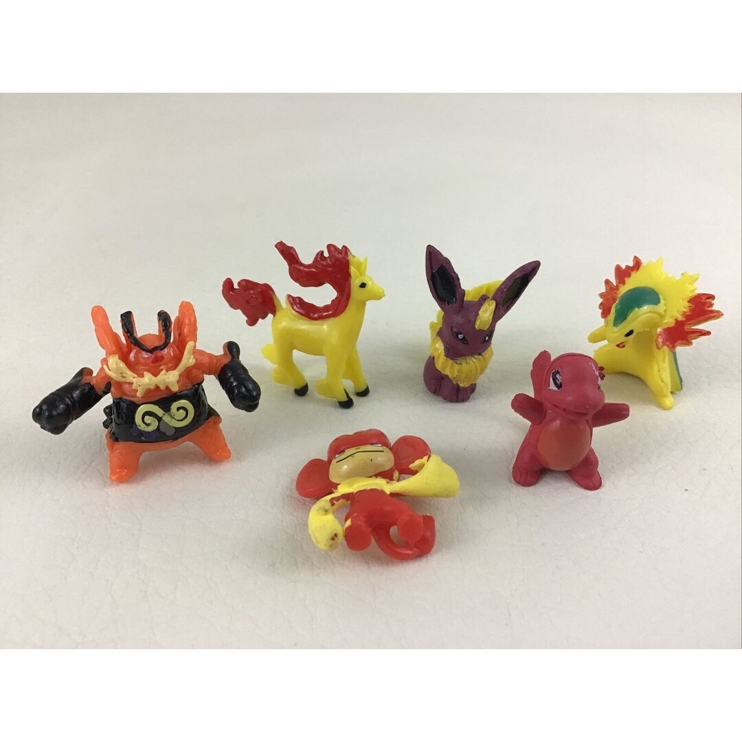 Pokemon 1 Figures Emboar Flareon Typhlosion Pansear Charmander Rapidash ...
