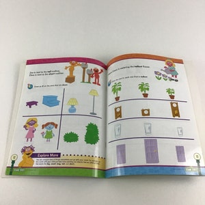 Sesame Street Let's Compare Sizes Wipe off Workbook 2004 Learning ...