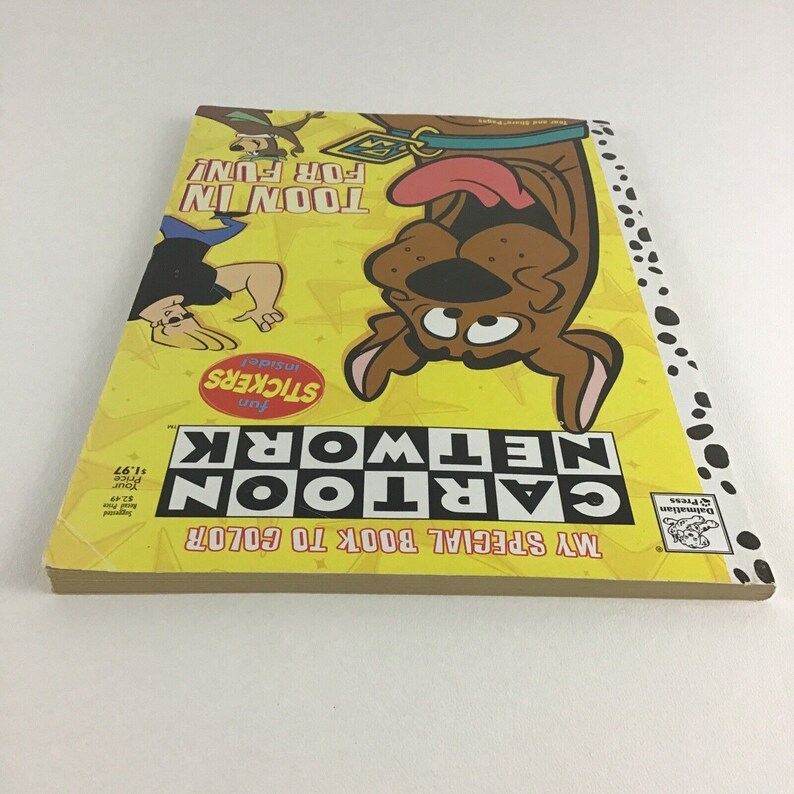 Cartoon Network My Special Book to Color Toon in for Fun - Etsy