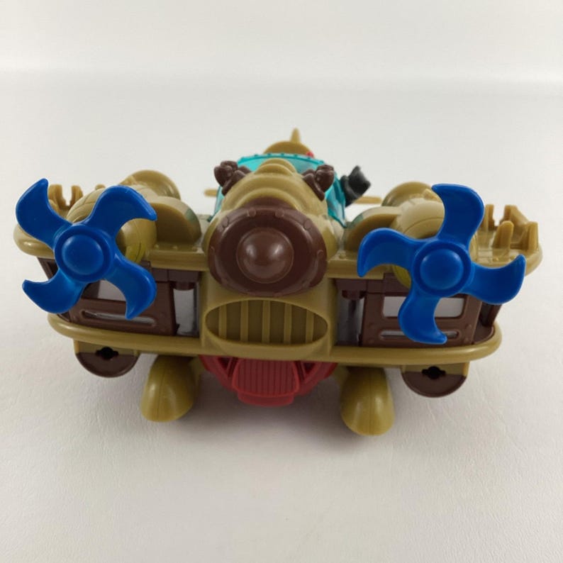 Fisher Price Imaginext Bi-plane Bomber Action Figure Desert Force ...