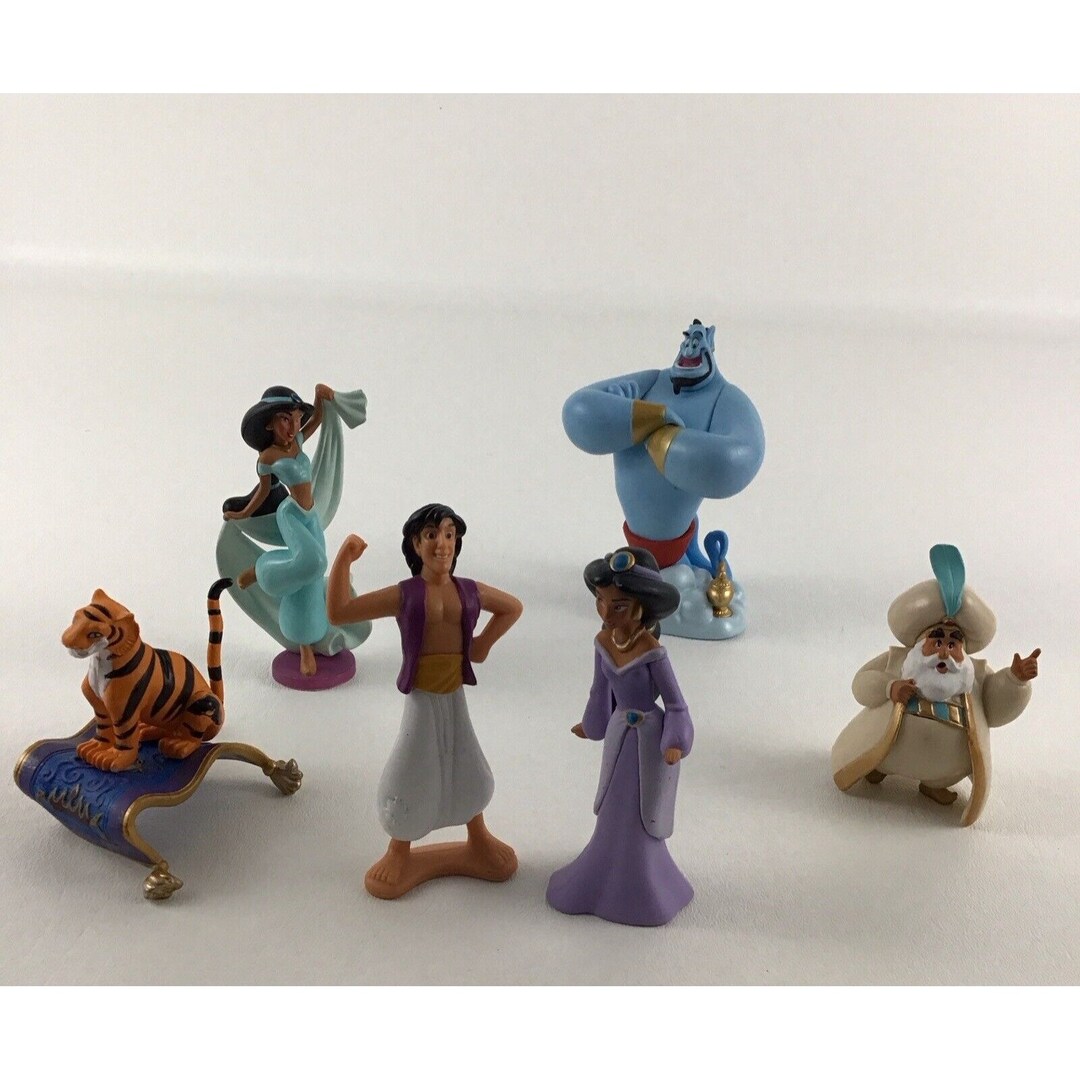 Disney Aladdin Movie Deluxe Figures Toppers 7pc Lot Jasmine - Etsy