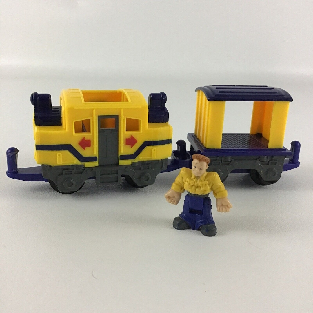 Geotrax Most Confused Team Wahoo Opie Push Train Lot Fisher Price 2003 ...