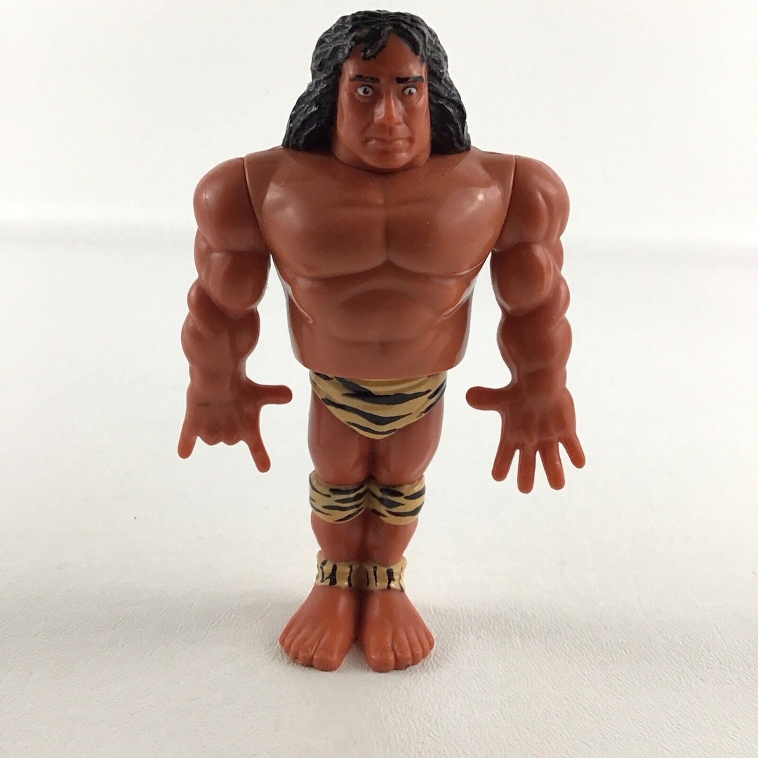 WWF Jimmy Superfly Snuka Wrestling Action Figure Titan Sports Vintage ...