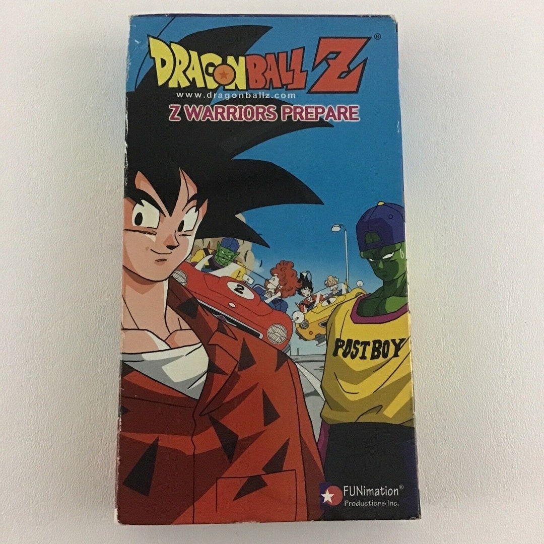 Dragon Ball Z VHS Tape Z Warriors Prepare Anime Vintage 2000 Funimation ...