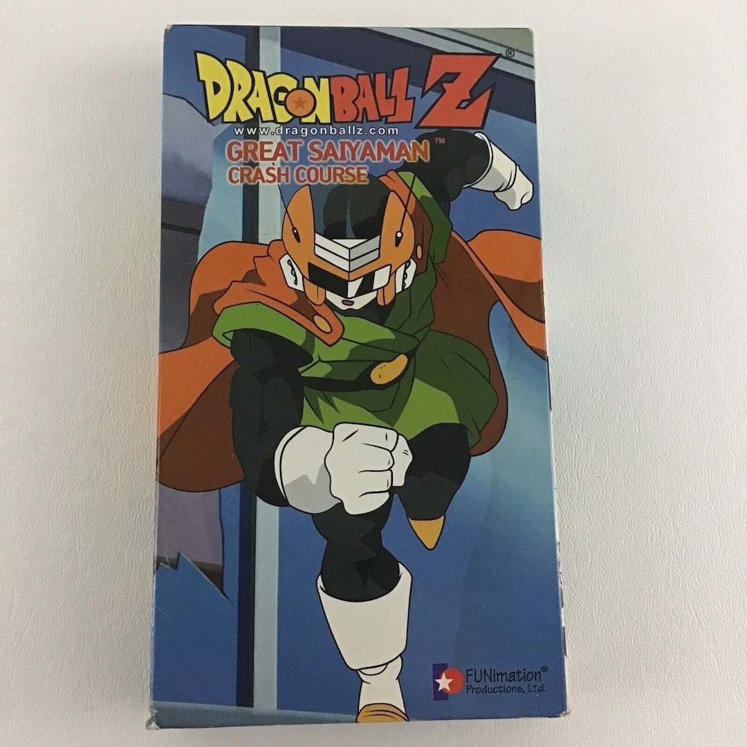 Dragon Ball Z VHS Tape Great Saiyaman Crash Course Vintage 2000 ...
