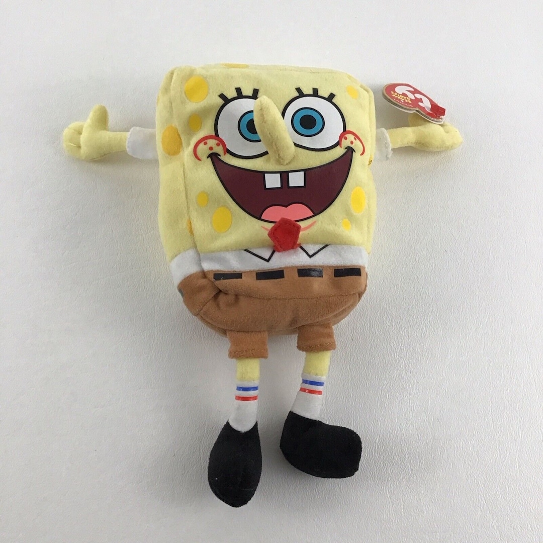 Ty Original Beanie Babies Spongebob Squarepants 8 Plush Bean Bag ...