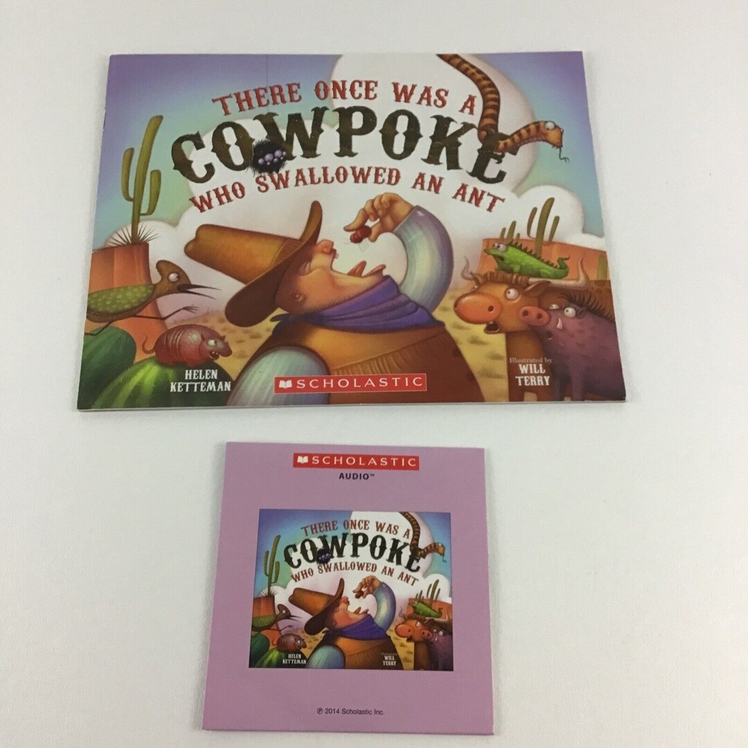 There Once Was A Cowpoke Who Swallowed an Ant Scholastic Book Read ...