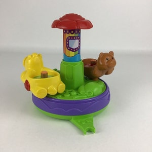 Vtech Go Go Smart Friends Spin Around Sounds Carnival Ride Carousel ...