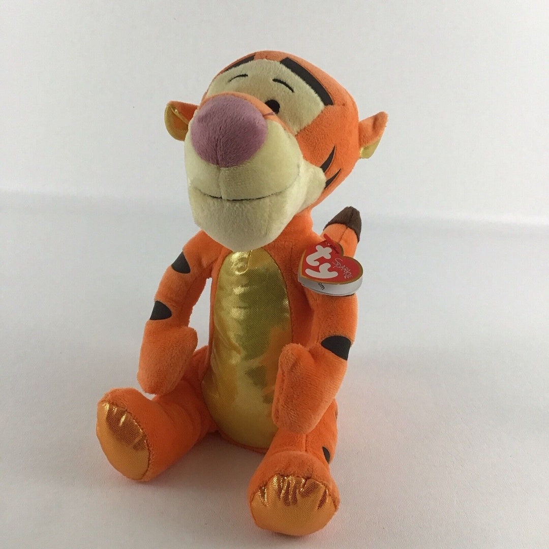 Ty Sparkle Winnie the Pooh Friend Tigger 10 Plush Bean Bag Stuffed Toy ...