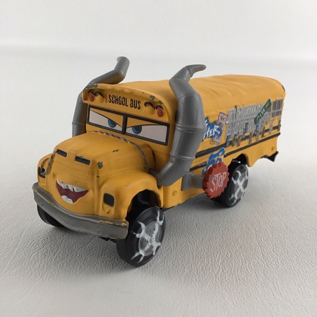 Disney Cars 3 Deluxe Miss Fritter School Bus Die Cast Metal - Etsy