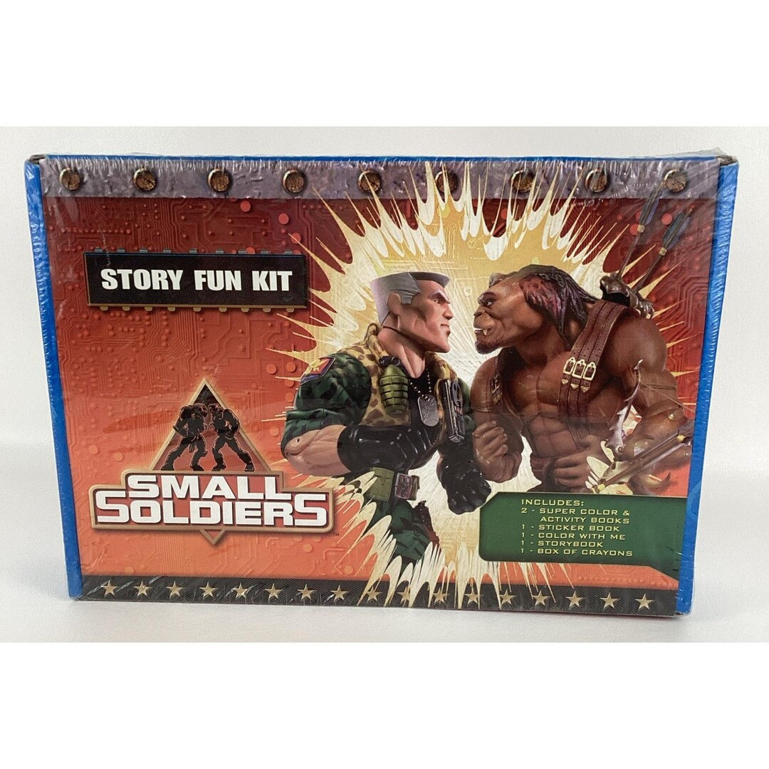 Small Soldiers Story Fun Kit Color Activity Book Crayons Stickers ...